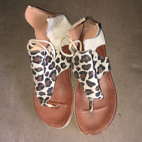 Shoes | Cheetah Sandals | Poshmark